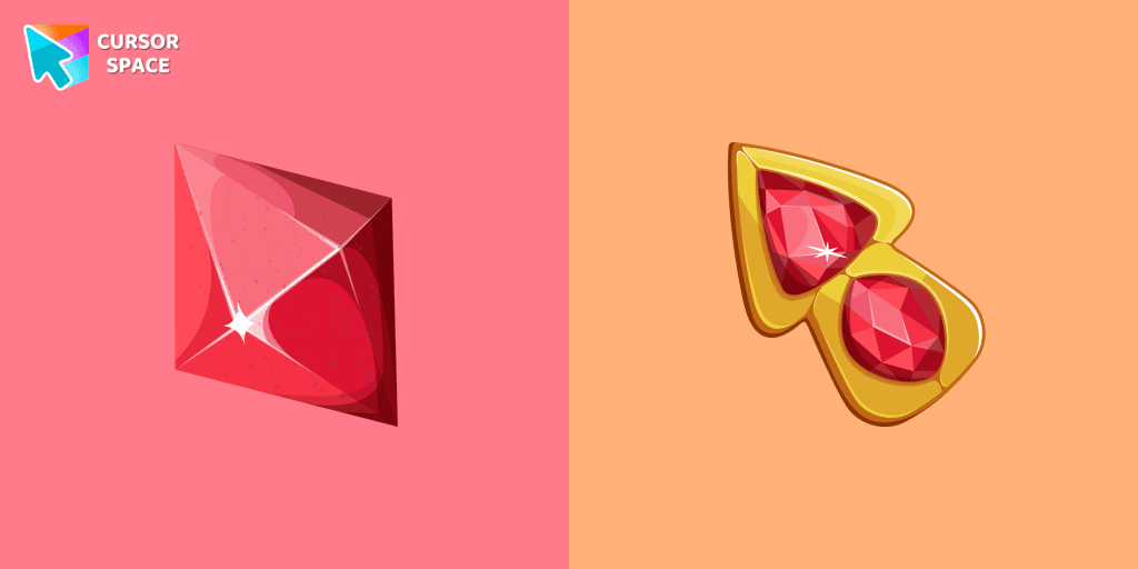 Red Diamond Cursor - Cursor Pack | Cursor Space